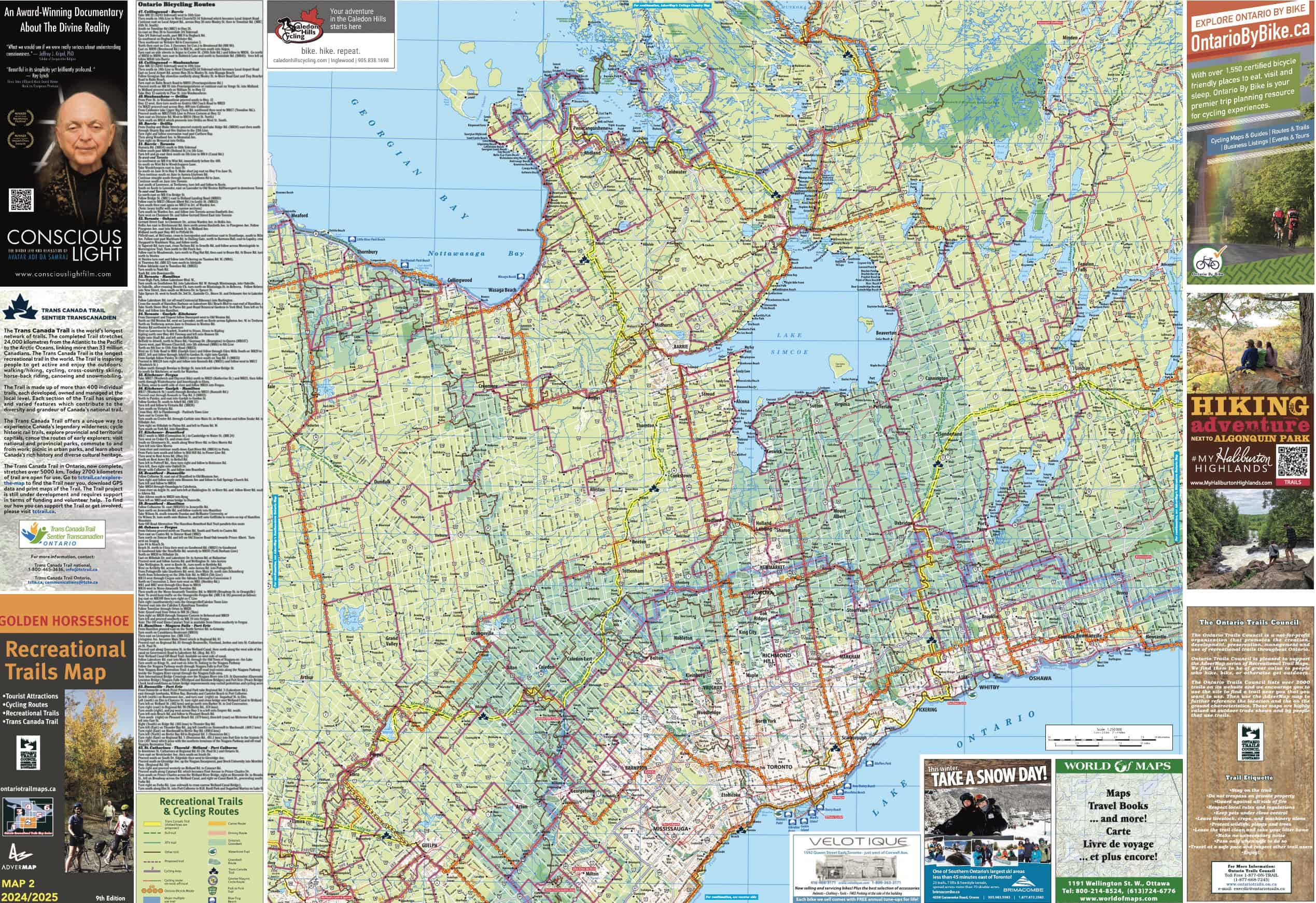 Golden Horseshoe (North) - Ontario Trail Maps