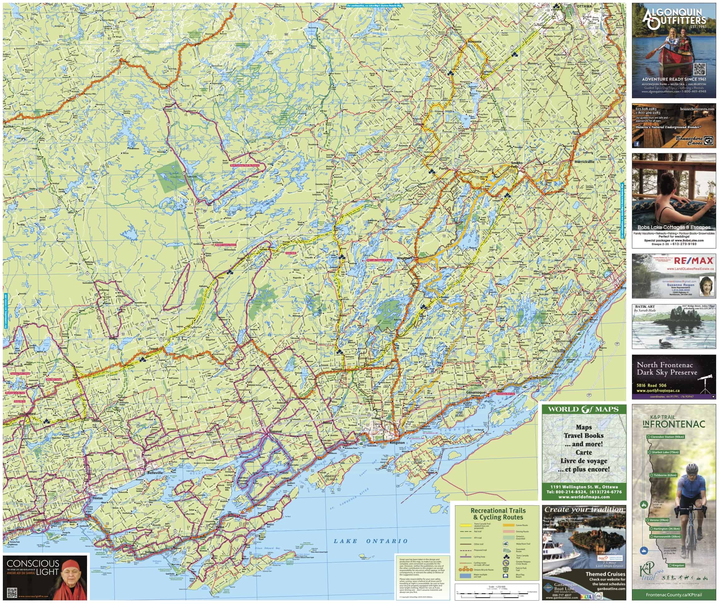 Mideastern Ontario (East) - Ontario Trail Maps
