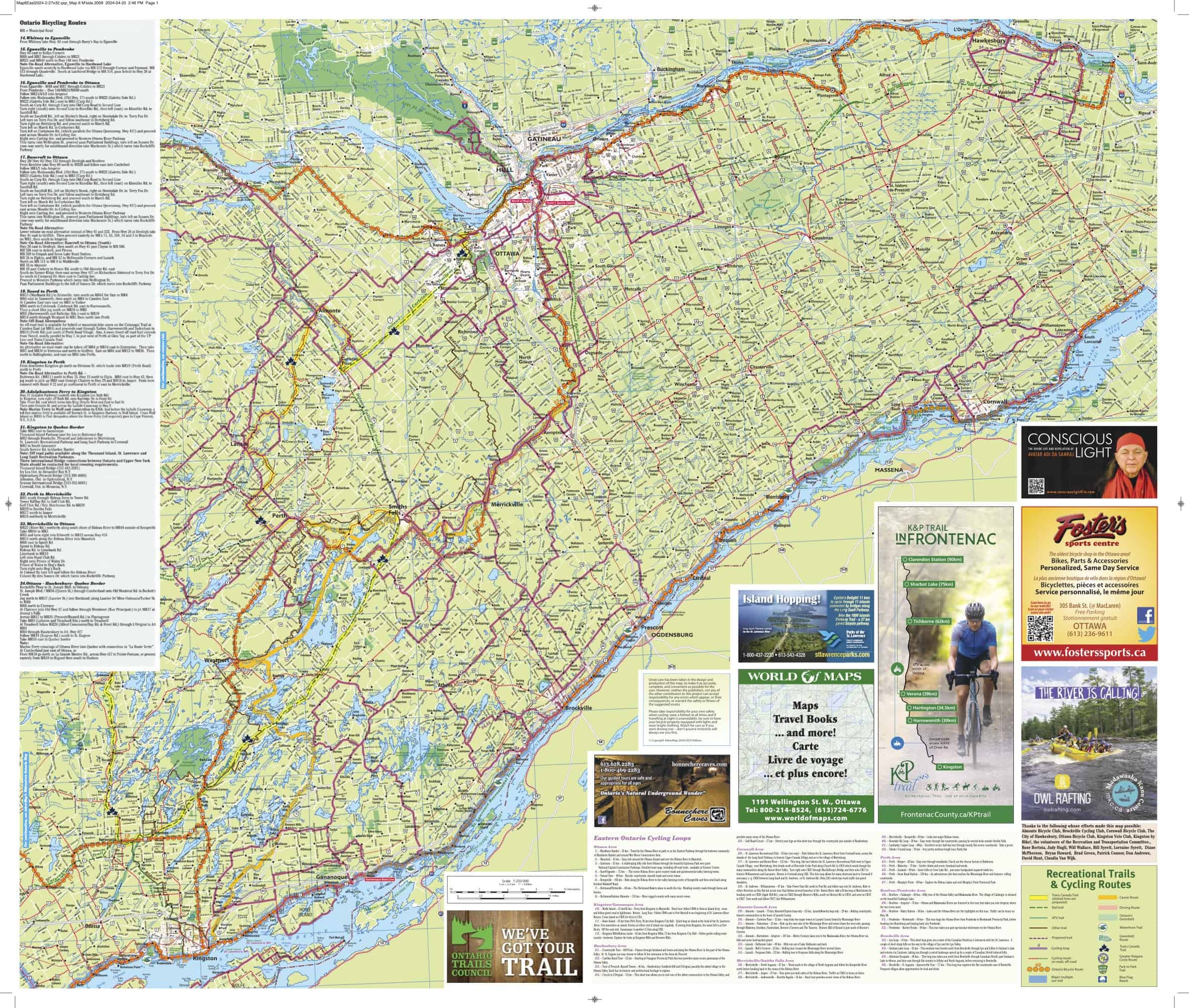 Eastern Ontario (East) - Ontario Trail Maps