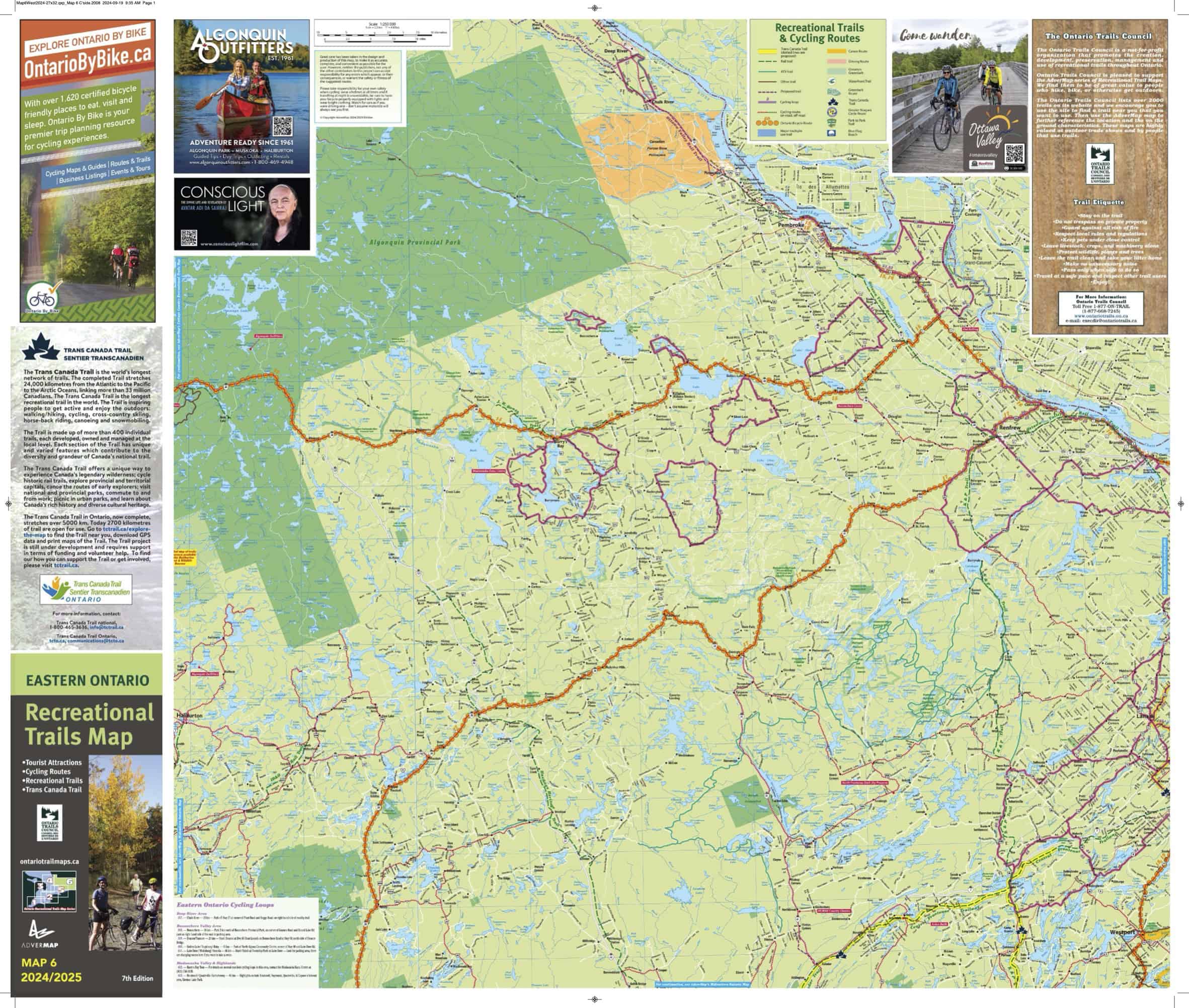 Eastern Ontario (West) - Ontario Trail Maps