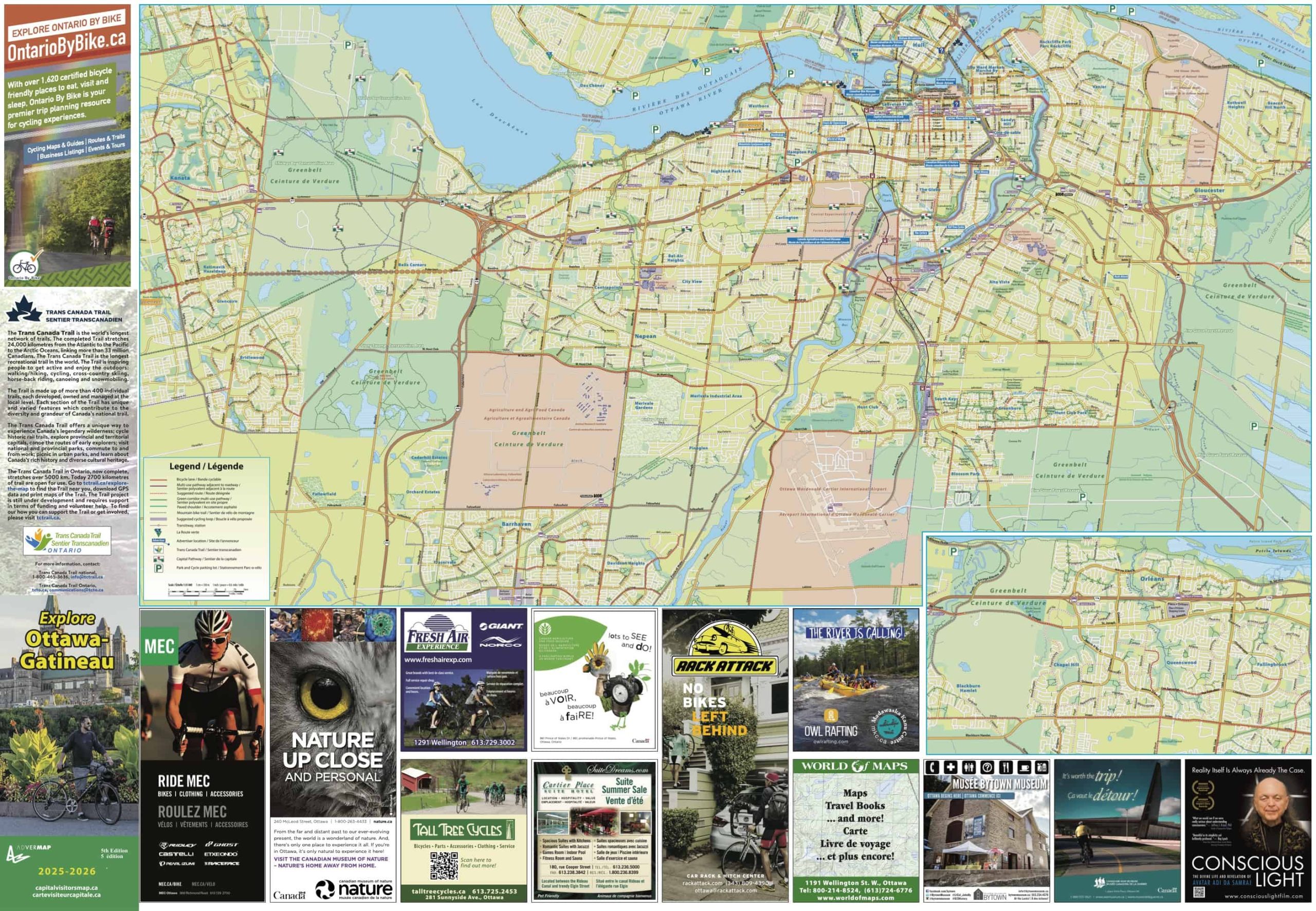 Ottawa - Ontario Trail Maps